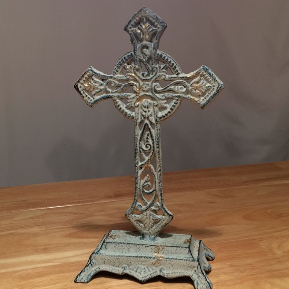 Other | Cross On Free Standing Pedestal 585 | Poshmark
